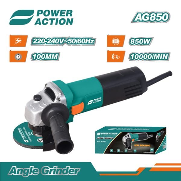 Angle Grinder AG850 - Power Action Tools Malaysia