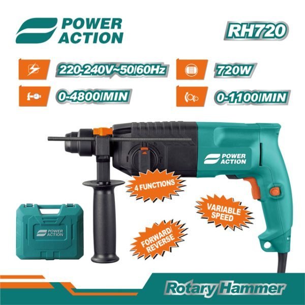 Rotary Hammer RH720 - Power Action Tools Malaysia